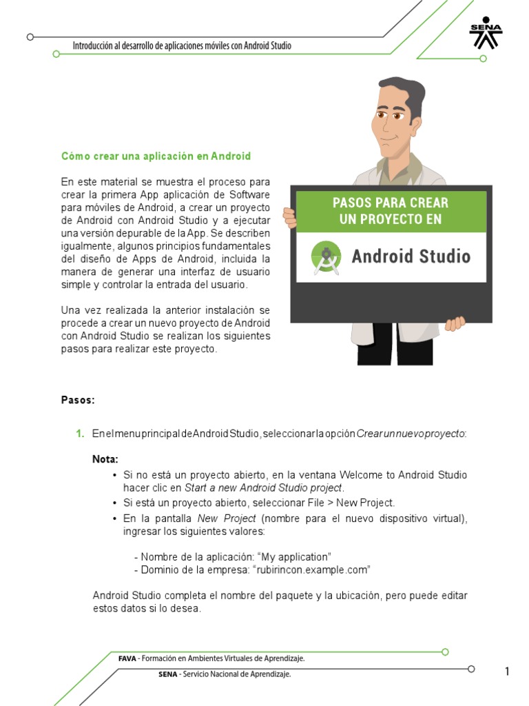 Crear Apps Android con Android Studio | PDF | Android (sistema ...