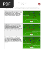 Principles of Play in Football Coaching | PDF | Invasion | Defender ...