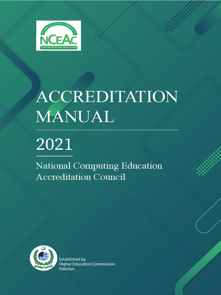 NCEAC Accreditation Manual | PDF | Academic Degree | Computing NCEAC Accreditation Manual | PDF | Academic Degree | Computing