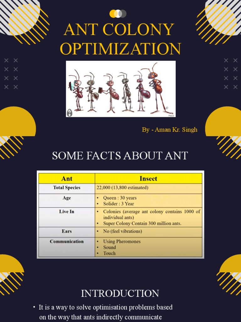 Ant Colony Optimization Overview | PDF | Metaheuristic | Systems Theory