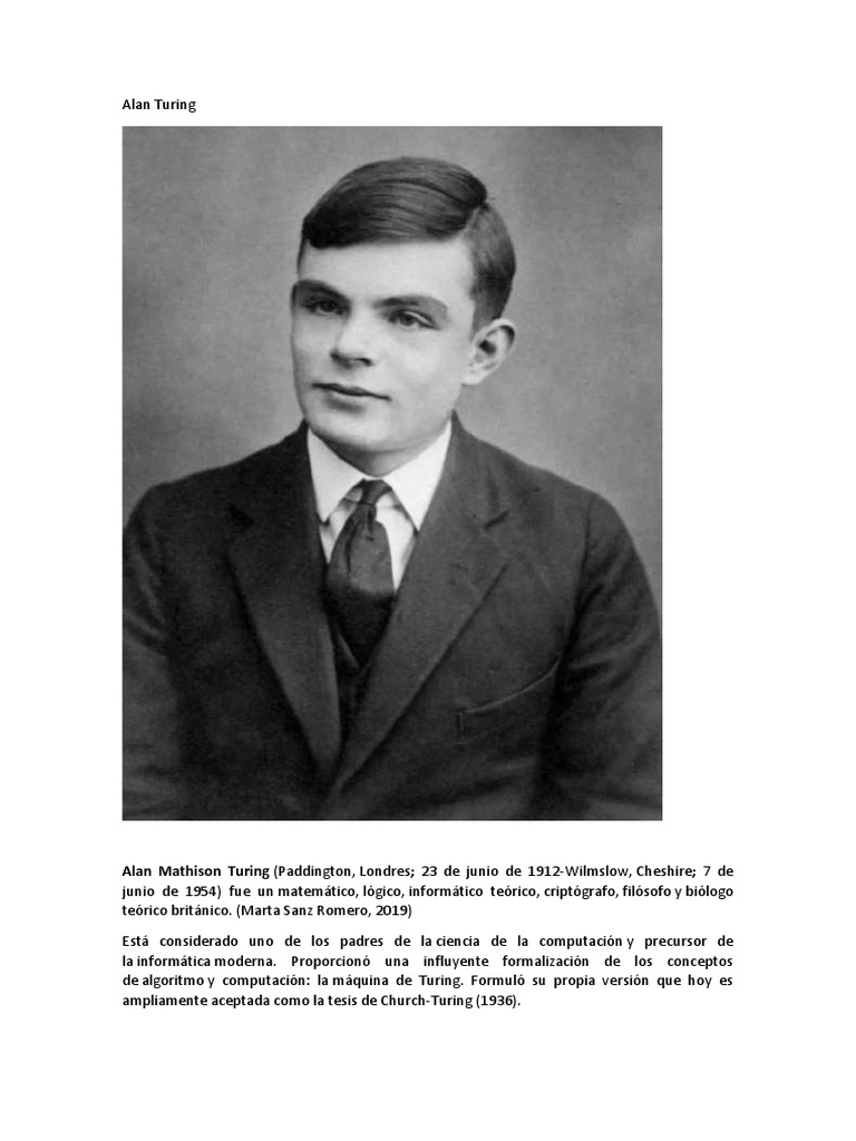Alan Turing | PDF