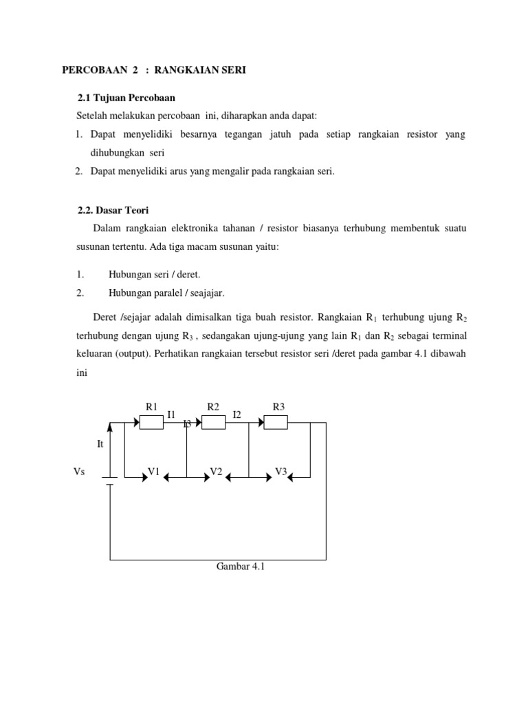 5 Rangkaian Seri | PDF | Sains & Matematika | Teknologi & Rekayasa