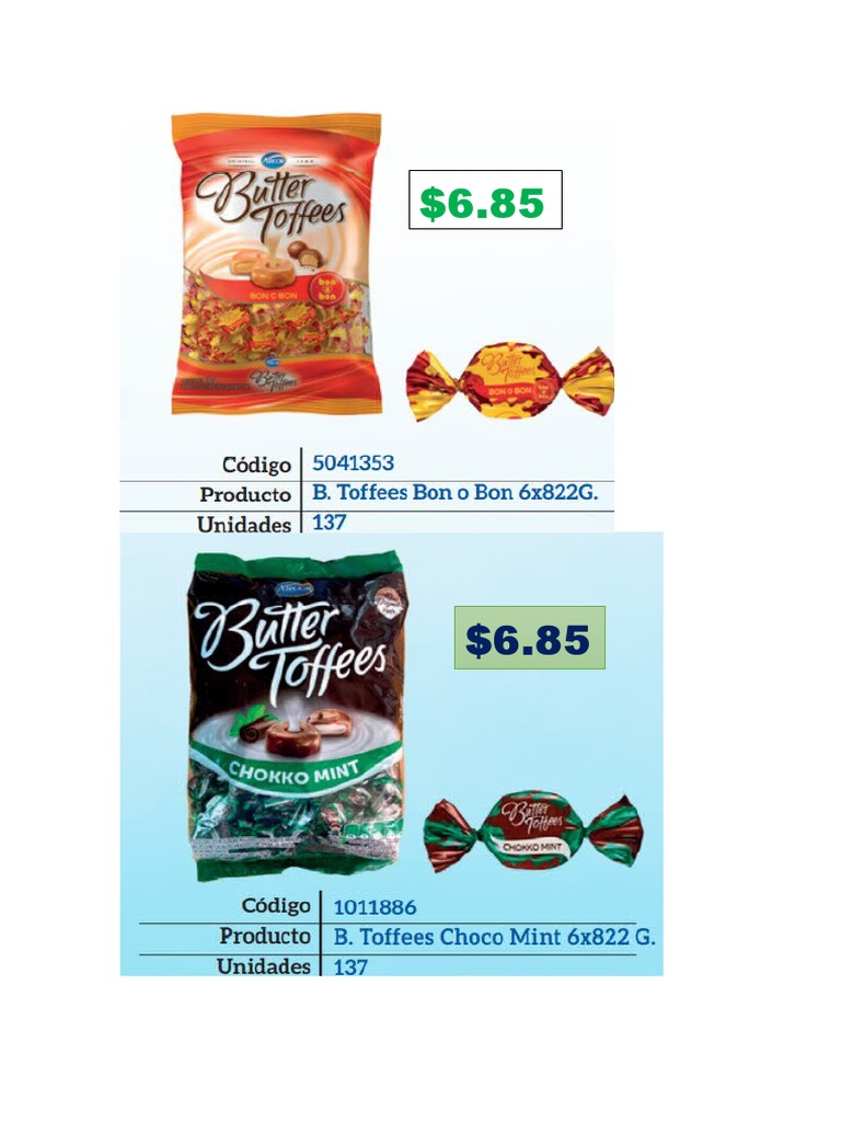 Catalogo de Dulces | PDF