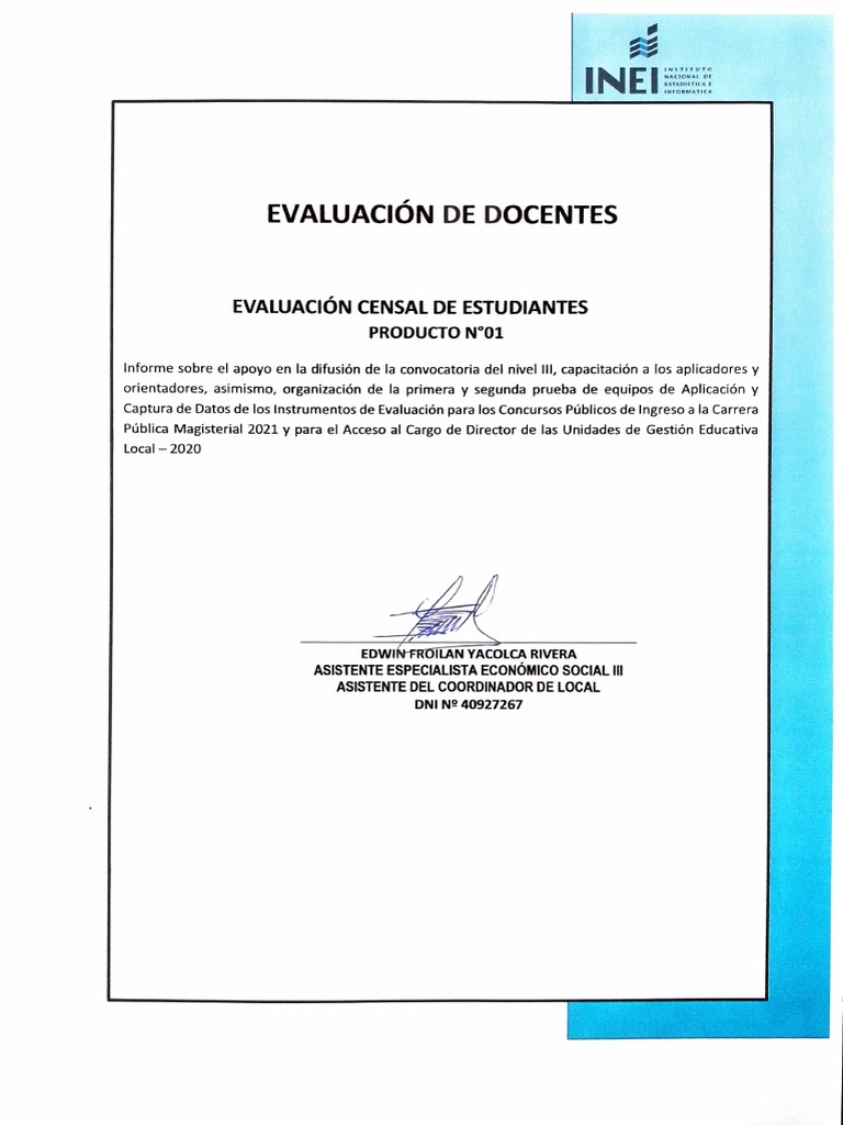 Caratula e Informe | PDF