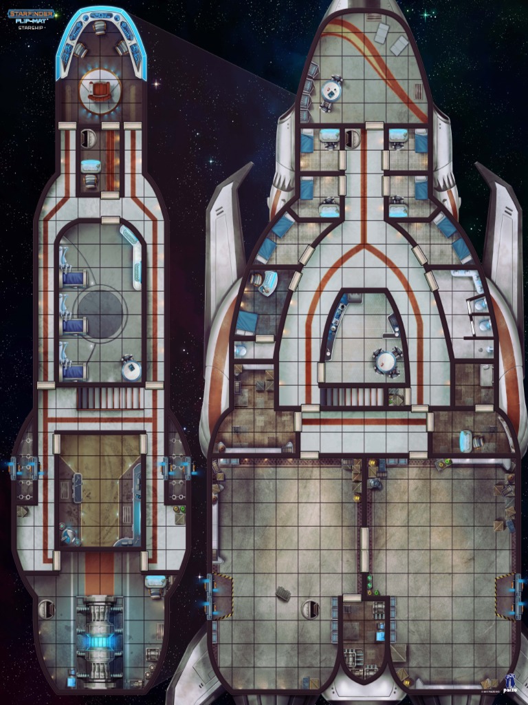 Starfinder Flip Mat 04 - Starship | PDF