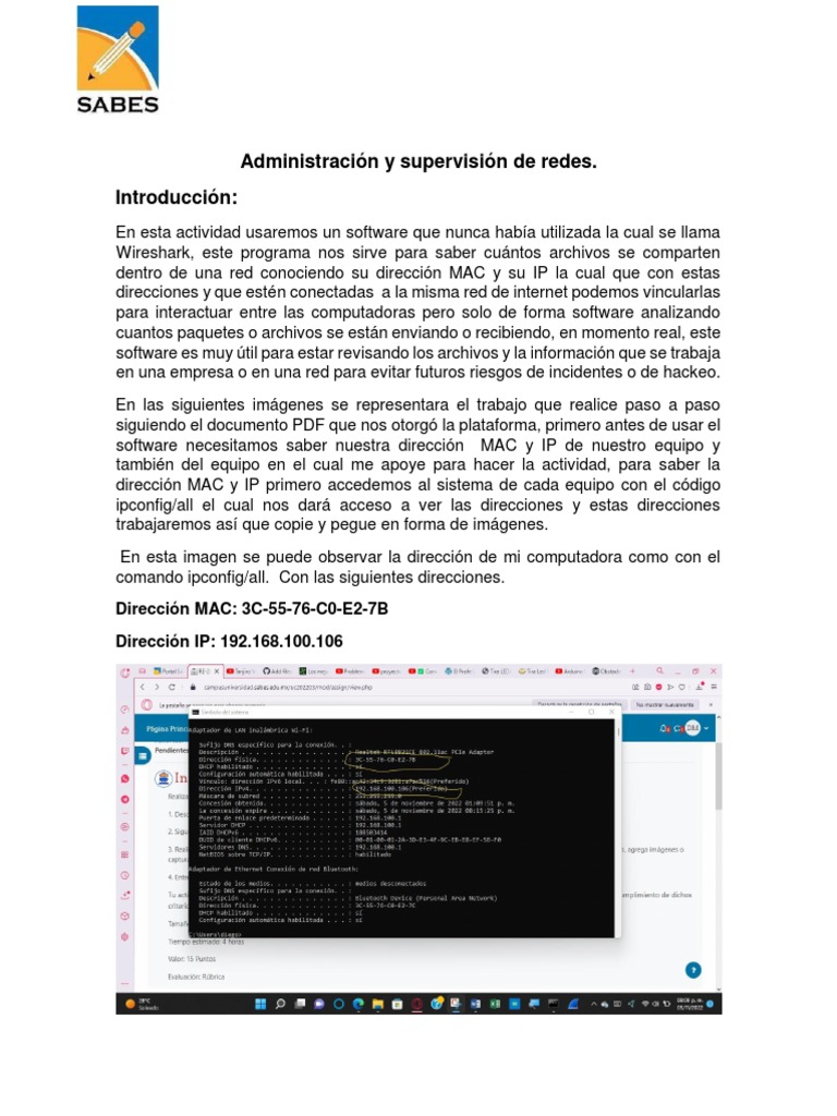 Administración y Supervisión de Redes. | PDF | Protocolos de internet ...