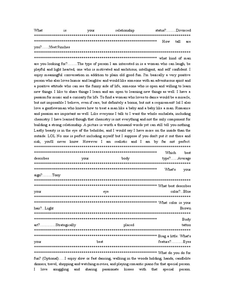 Questions and Answers | PDF | Romance (Love) | Love