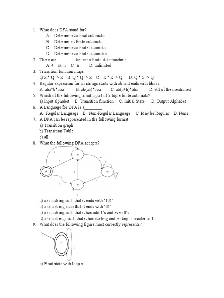 Determining Finite Automata: A Comprehensive Review of DFAs, NFAs ... Determining Finite Automata: A Comprehensive Review of DFAs, NFAs ...