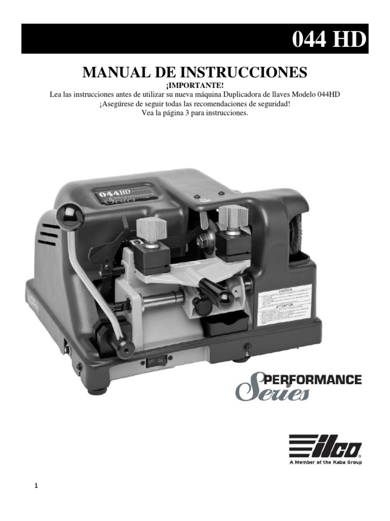 044hd Manual - Spanish Es | PDF | Tornillo | Calibración 044hd Manual - Spanish Es | PDF | Tornillo | Calibración