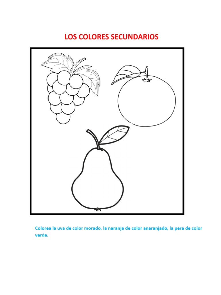 Los Colores Secundarios | PDF