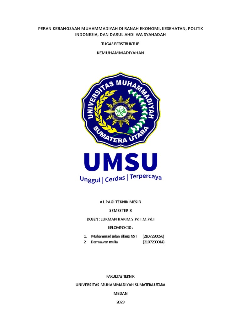 Peran Kebangsaan Muhammadiyah | PDF