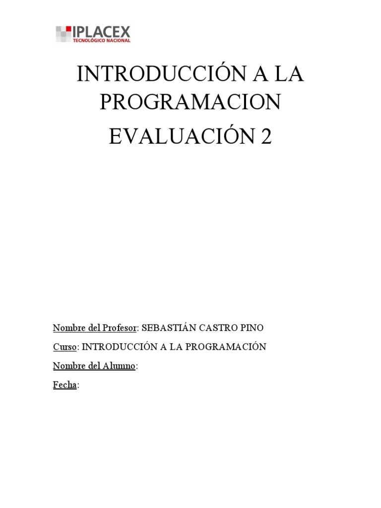 Introducción A La Programacion 3 | PDF | Algoritmos | Lenguaje de ... Introducción A La Programacion 3 | PDF | Algoritmos | Lenguaje de ...