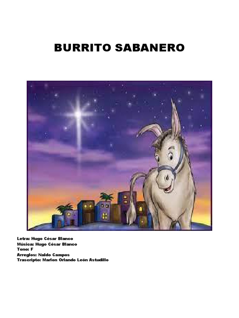 Letra Burrito Sabanero | PDF