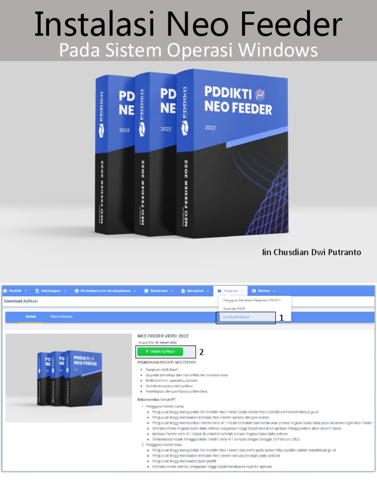 Instalasi dan Penggunaan Neo Feeder | PDF