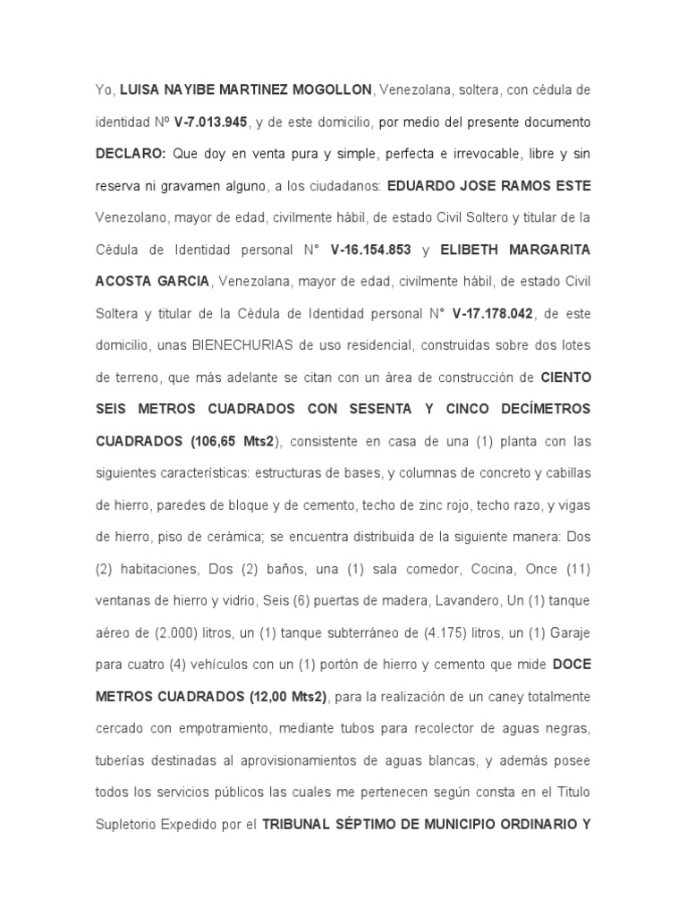 Venta de Inmueble en San Diego, Carabobo | PDF