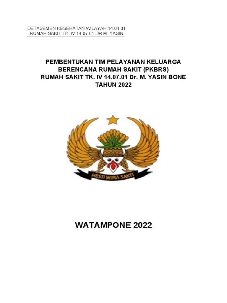 SK Pembentukan Tim Pkbrs | PDF