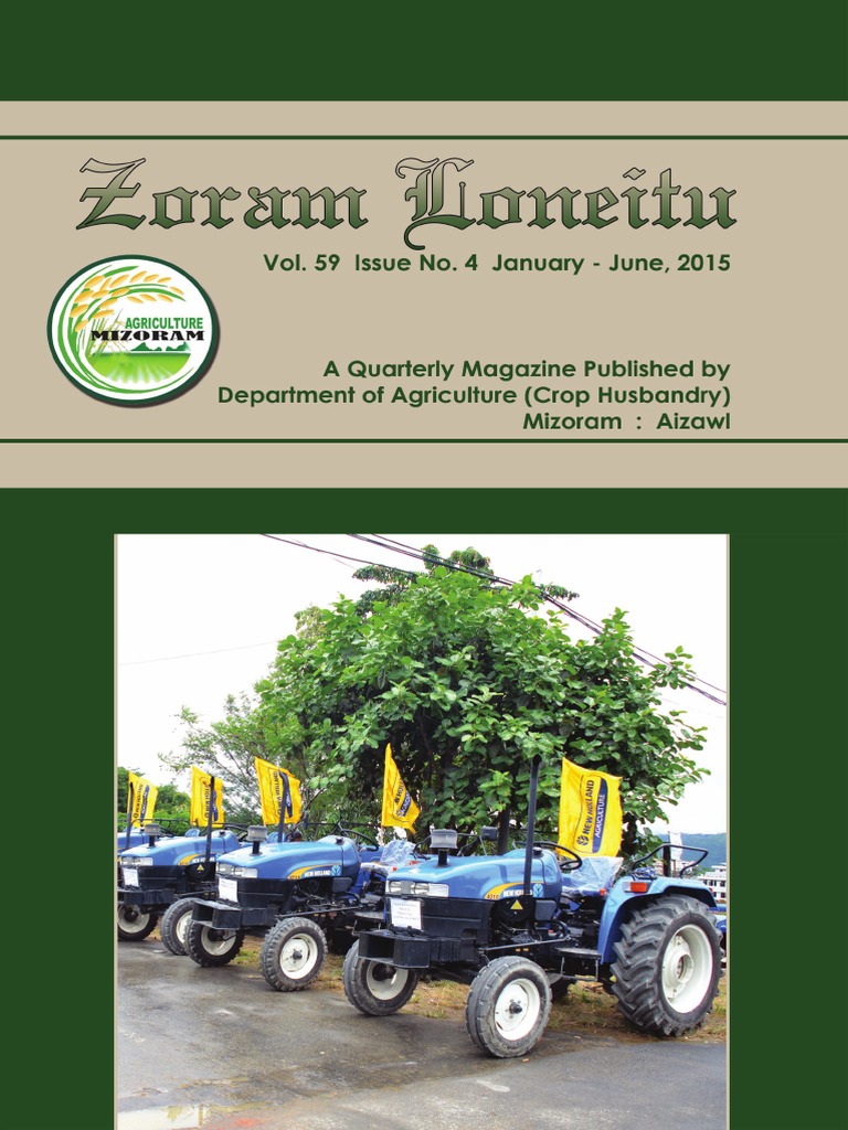 Zoram Loneitu: Agriculture Insights 2015 | PDF | Agriculture