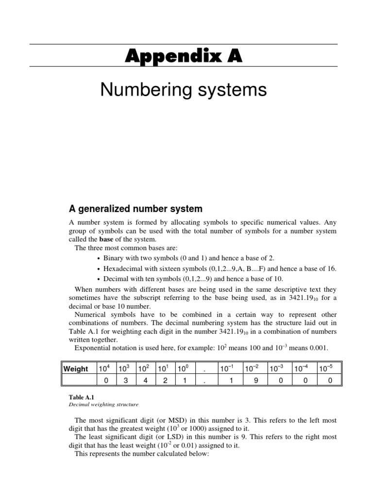 Numbering Systems | PDF | Bit | Decimal