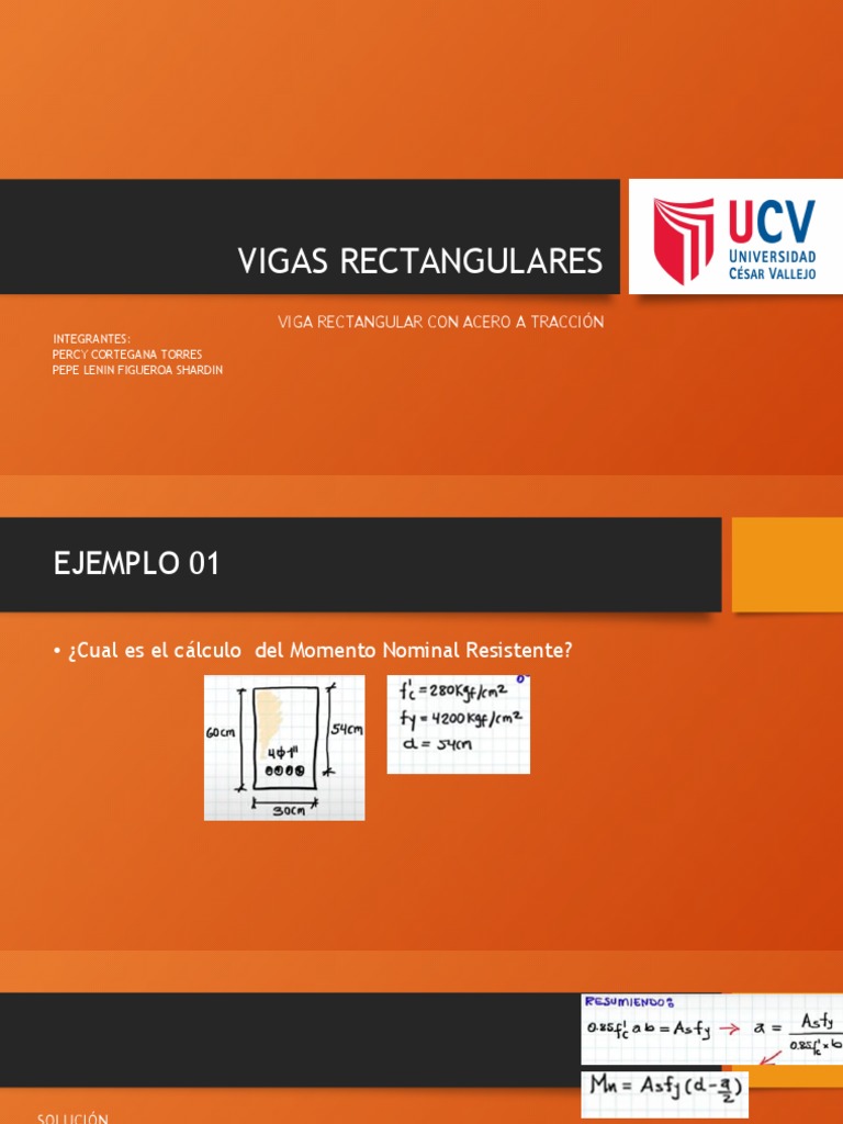 Concreto Armado -Vigas Rectangulares | PDF