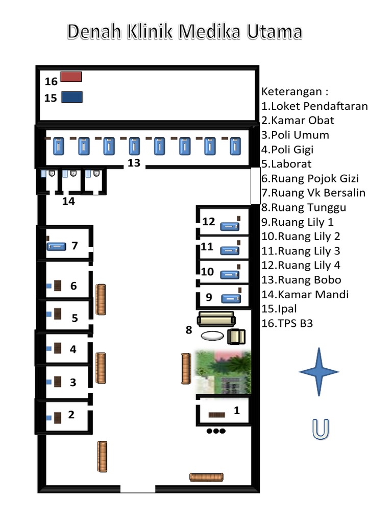 Denah Klinik Mu-2 | PDF