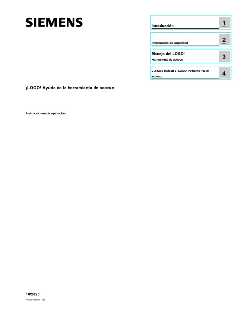 LOGO! Access Tool Help - en - ES | PDF | Microsoft Office | Archivo de ...