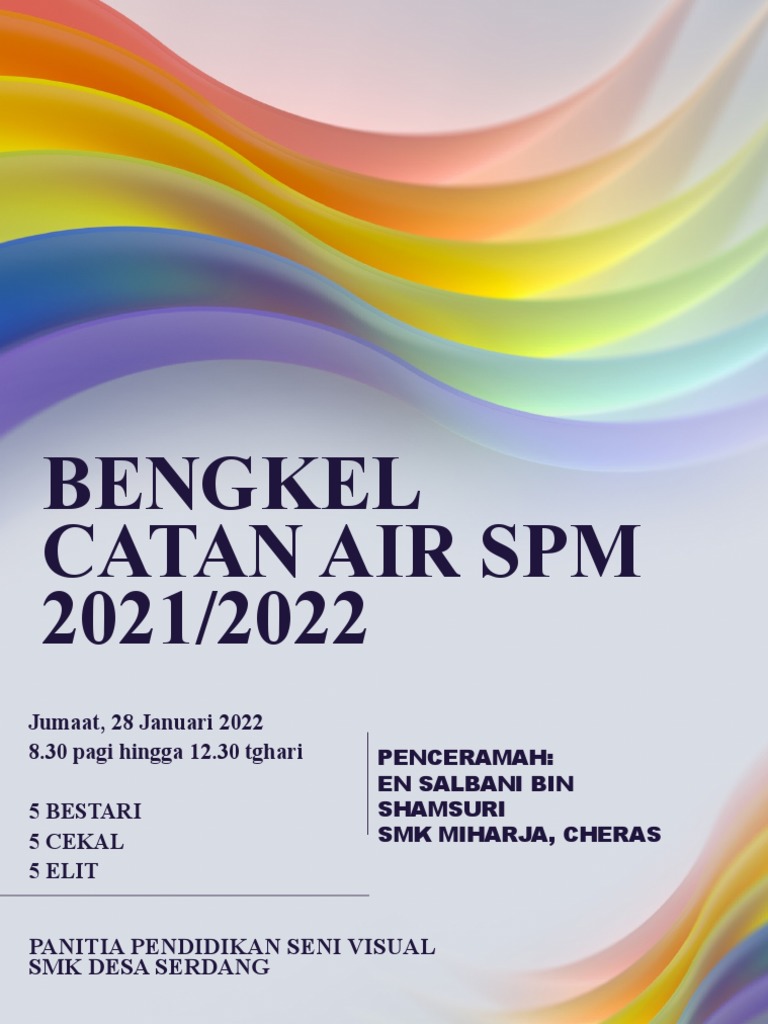 Poster Bengkel Catan Air SPM 2021 | PDF