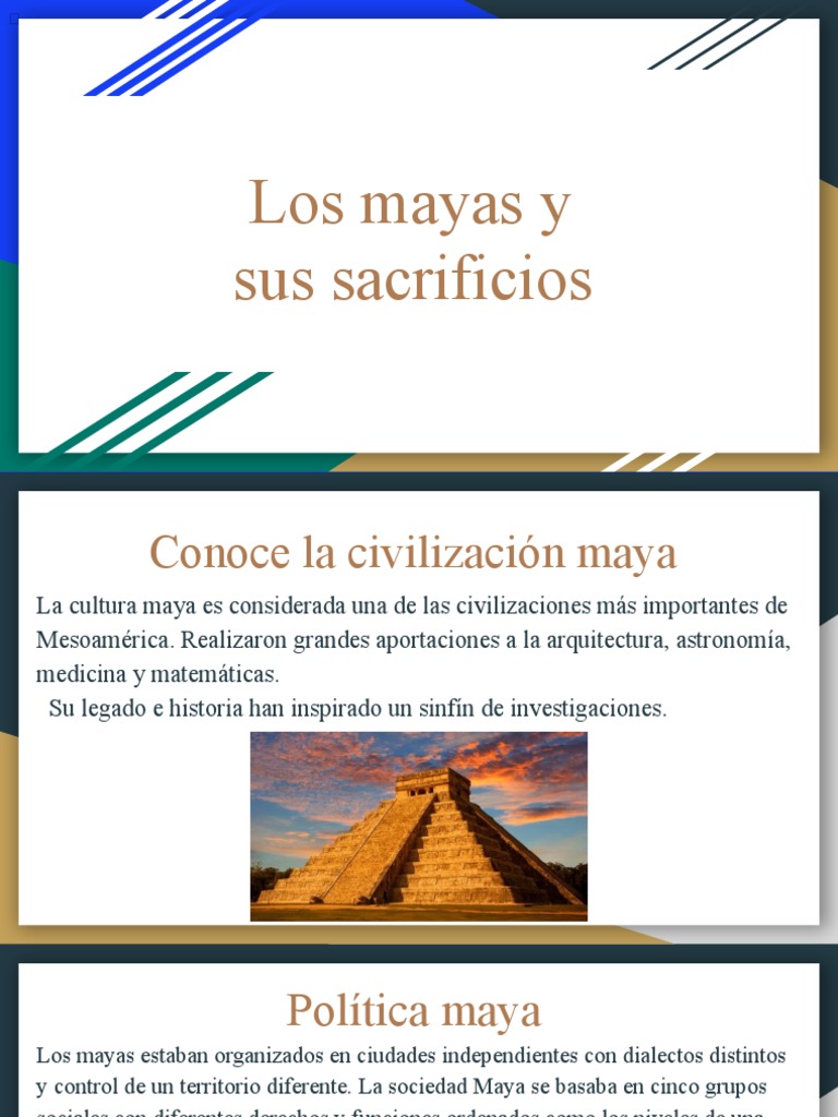 Los Mayas y Sus Sacrificios | PDF | Religión y espiritualidad