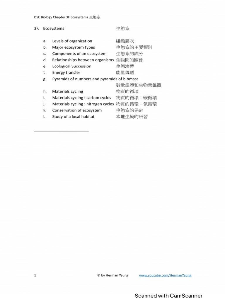 HermanYeung DSE Bio CH 3F Temp Note | PDF