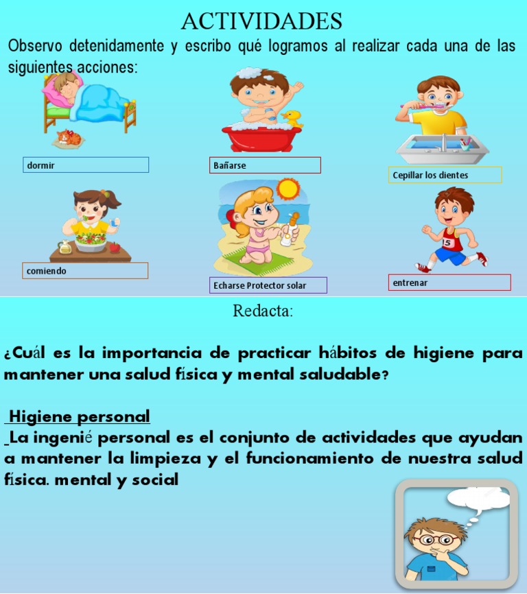 2 - Actividad Cuidado de Nuestro Cuerpo | PDF | Relaciones personales ...