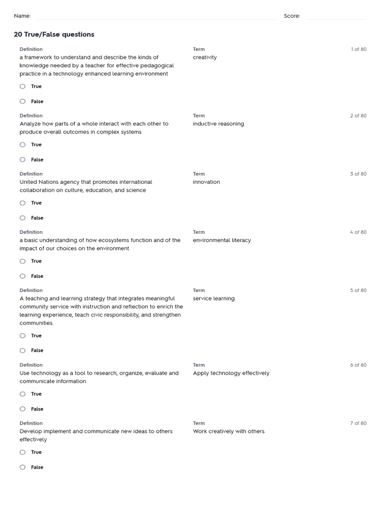 MIDTERM Test - Building and Enhancing New Literacies Across Curriculum ...