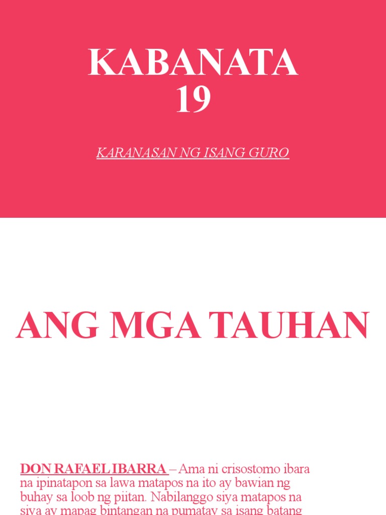 KABANATA 19 Karanasan NG Isang Guro | PDF