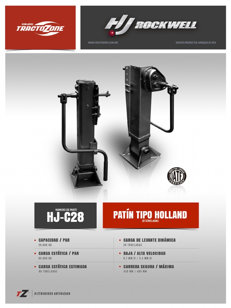 HJ-C28 Ficha Técnica | PDF