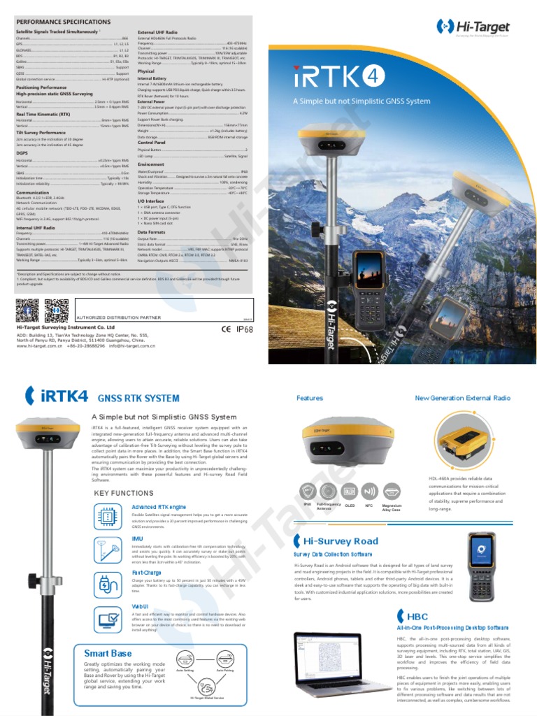 iRTK4-GNSS-Receiver | PDF | Telecommunications | Information And ...