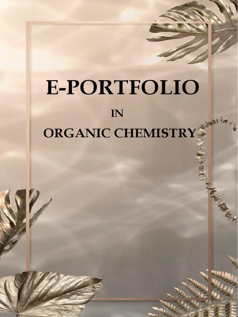 Portfolio in Chemist | PDF | Ethanol | Alkene