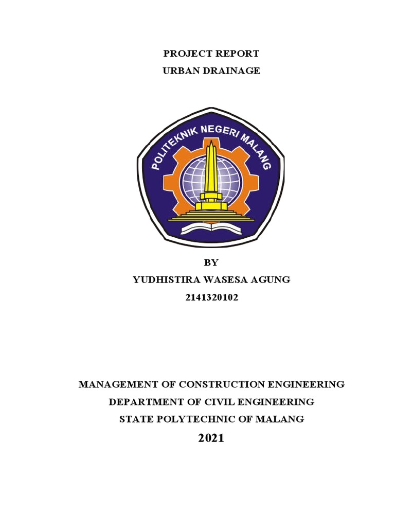 PROJECT REPORT Drainage | PDF | Drainage Basin | Hydrology