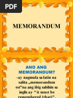 Aralin 1 Pagsulat NG Memorandum | PDF