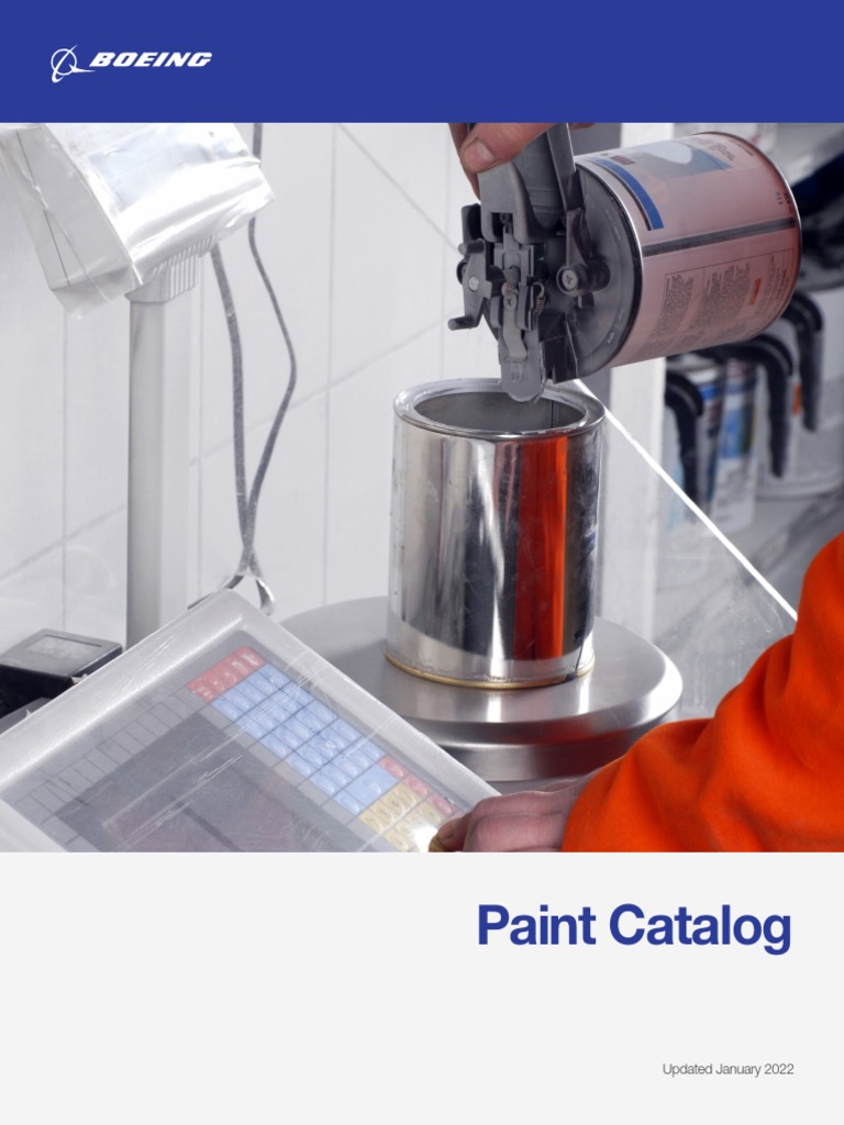 Boeing Paint Catalog 2022 | PDF | Industrial Processes | Chemistry