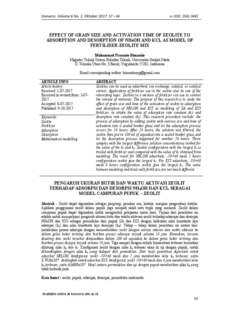 23 Jurnal | PDF | Soil | Adsorption