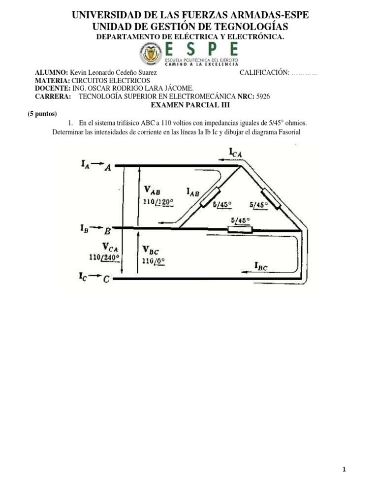 Examen parcial de circuitos eléctricos: problemas de sistemas ... Examen parcial de circuitos eléctricos: problemas de sistemas ...