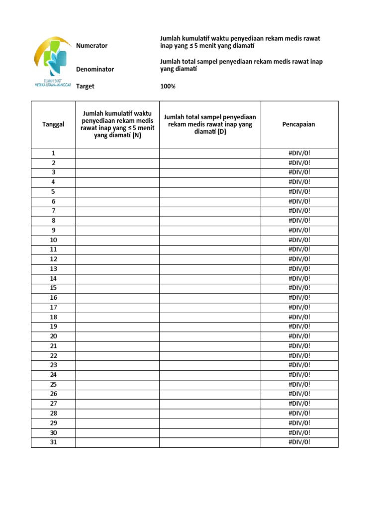 Penyediaan Dokumen RM Ranap | PDF
