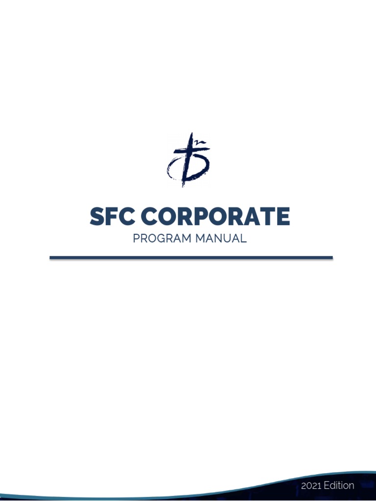 3c SFC Corporate Program Manual - 2021 Edition | PDF | Career & Growth ...