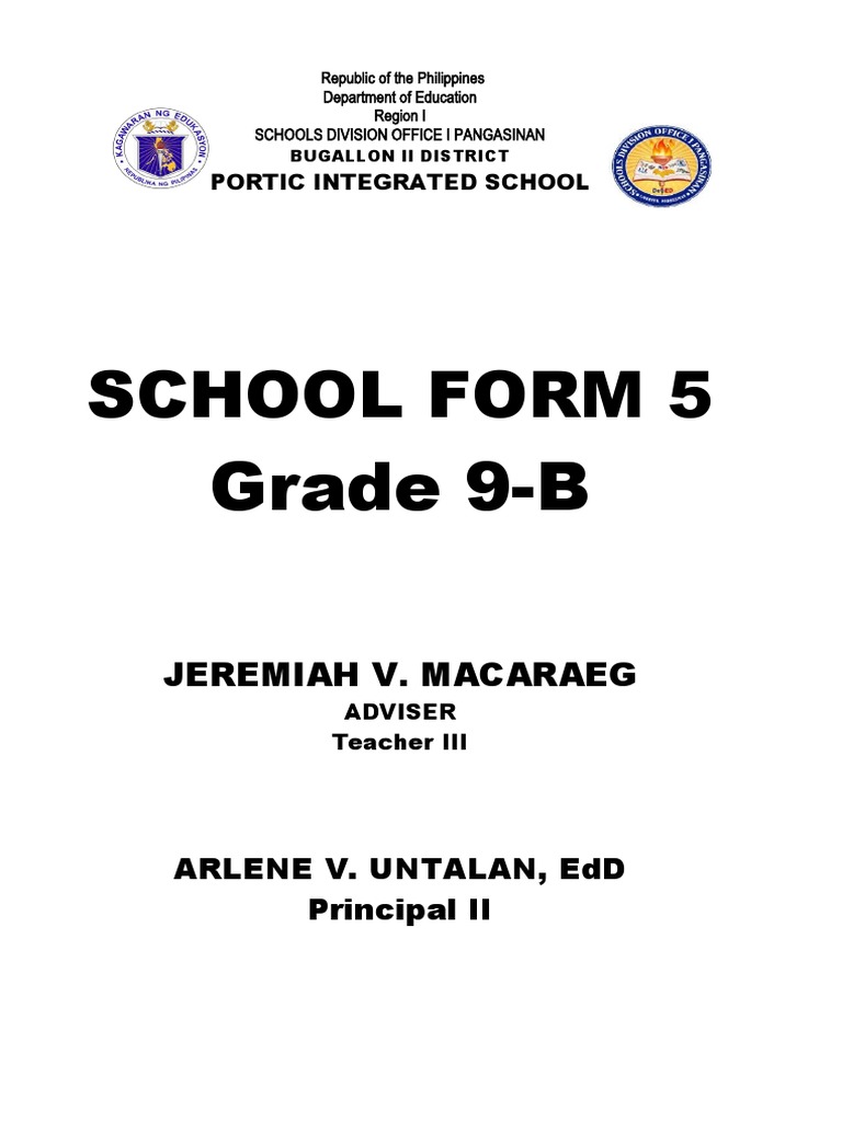 SChool Forms Cover 2021-2022 | PDF