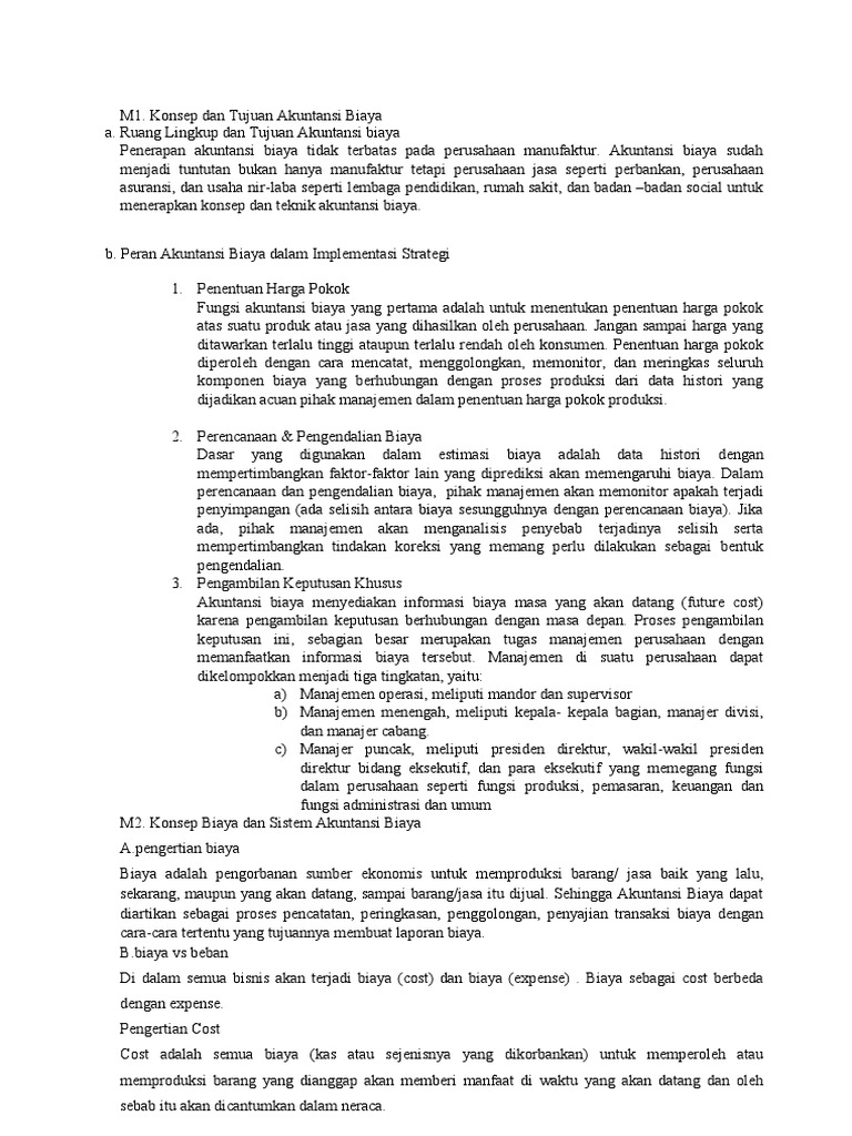 Akt Biaya Kel 7 | PDF