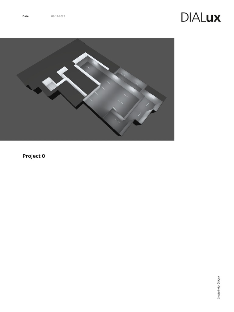 Dialux Calcs - Traffic Area | PDF | Lighting | Architectural Elements