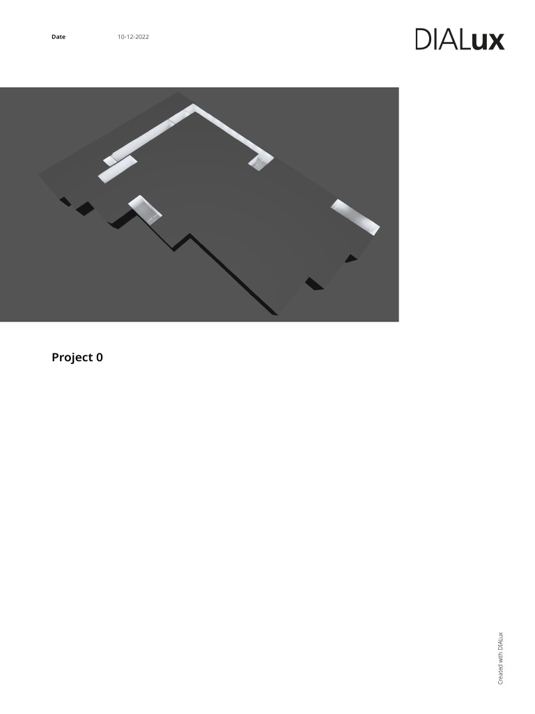 Dialux Calcs - Corridor Transition Spaces | PDF | Lighting | Components