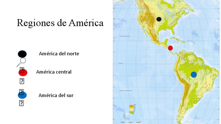 Mapa Regiones de América | PDF