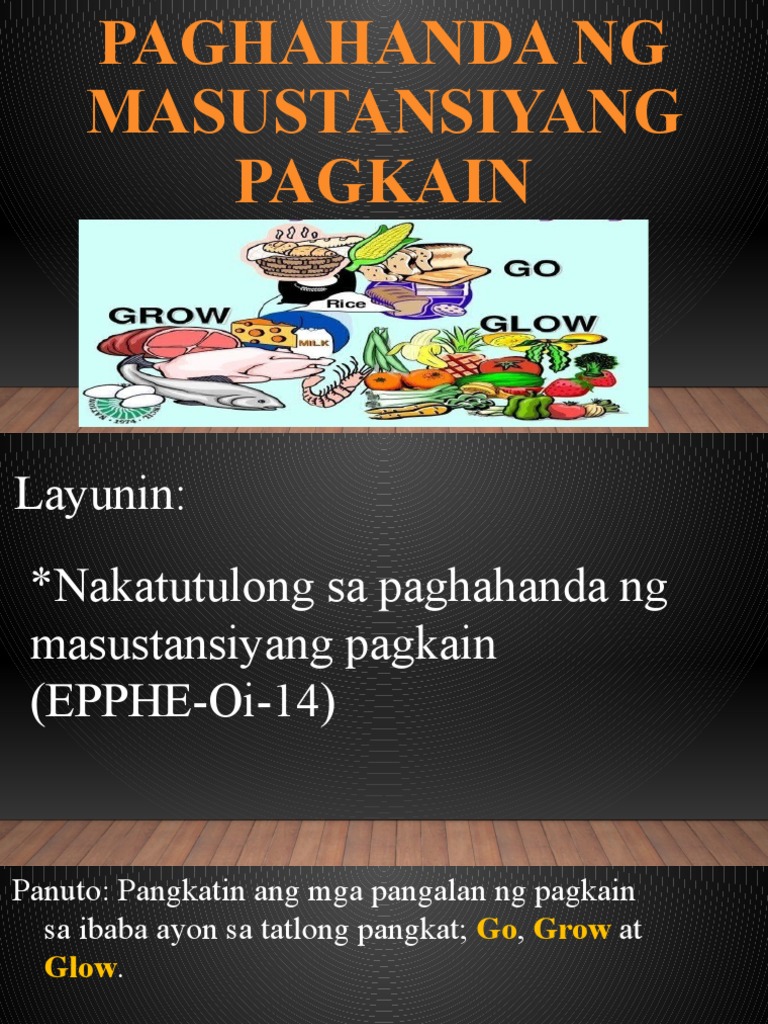 Pagpaplano NG Masustansiyang Pagkain | PDF