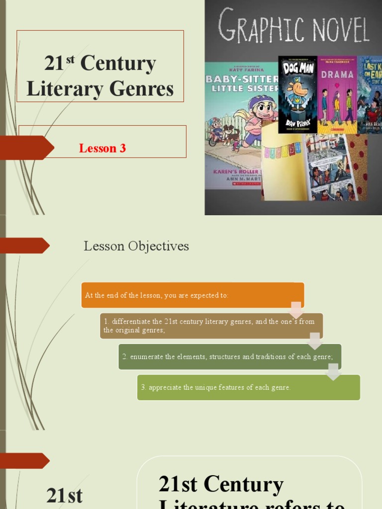 21st Century Literary Genres Overview | PDF | Genre | Poetry