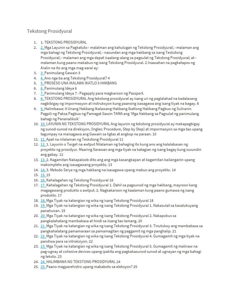 Tekstong Prosidyural | PDF