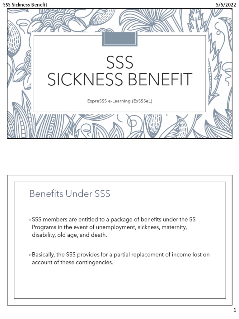 SSS SB | PDF | Employment | Salary